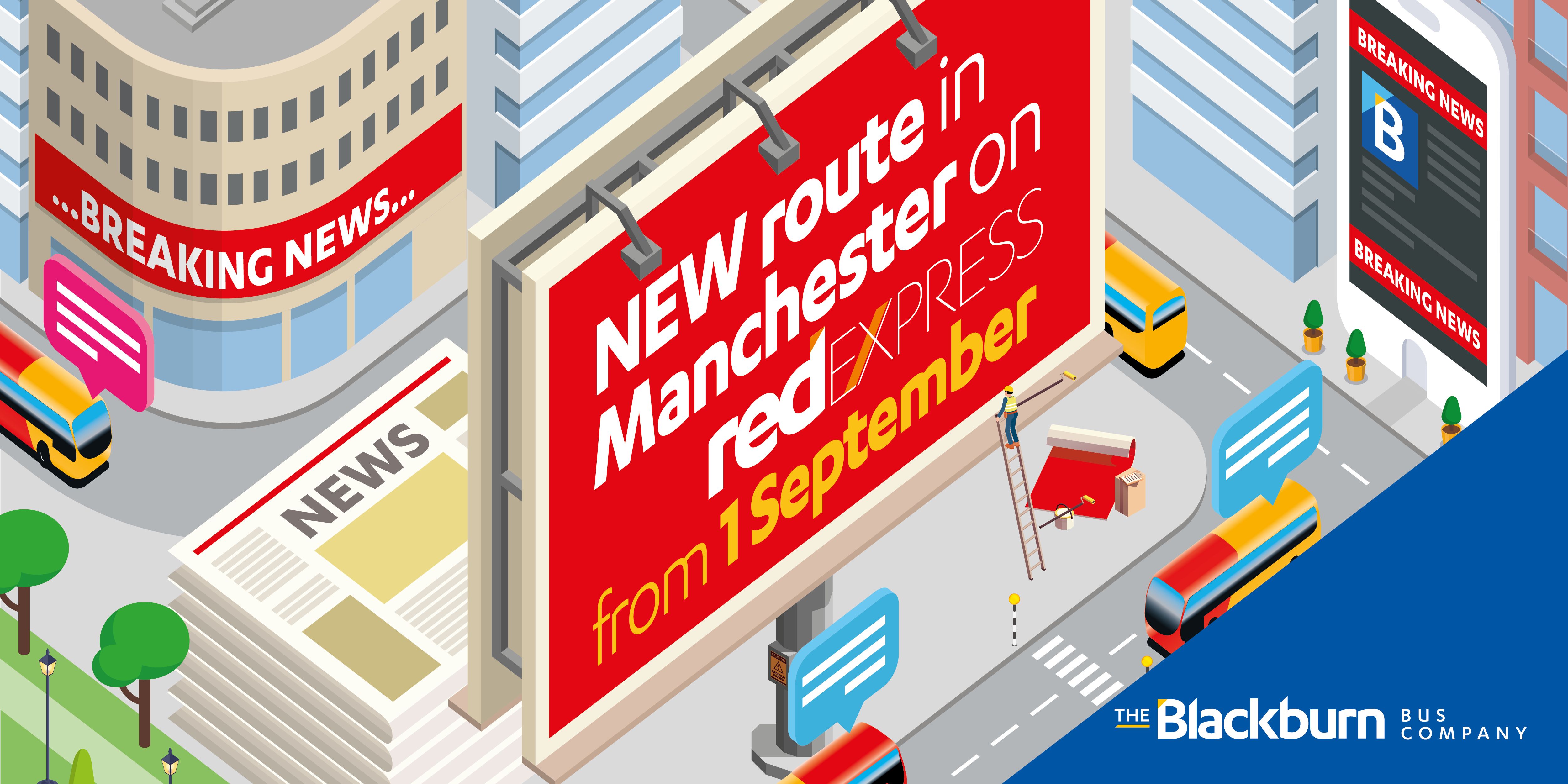 a new route in Manchester for Red Express