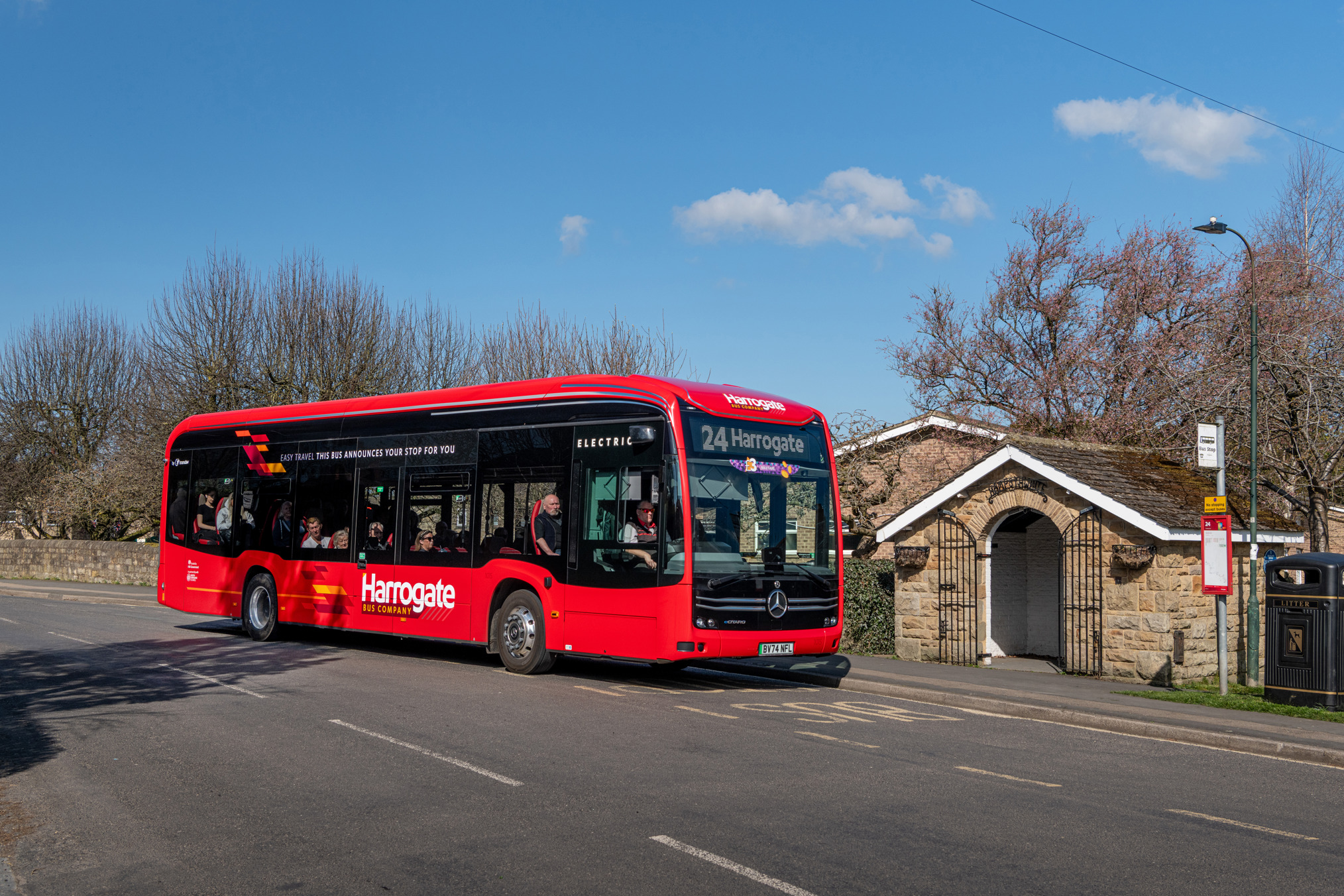 An electric year for Harrogate’s state-of-the-art fleet of eco-friendly ...